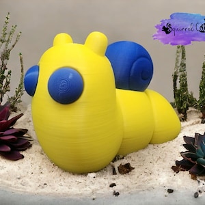 3D Printed Articulated Snail - Slow Fidget Creature for Children ...