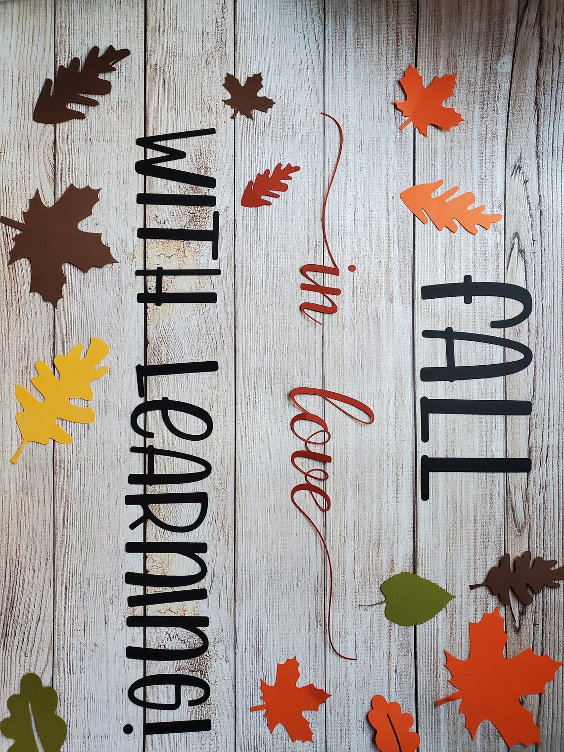 Classroom Pre-made Bulletin Board Letters FALL in Love - Etsy