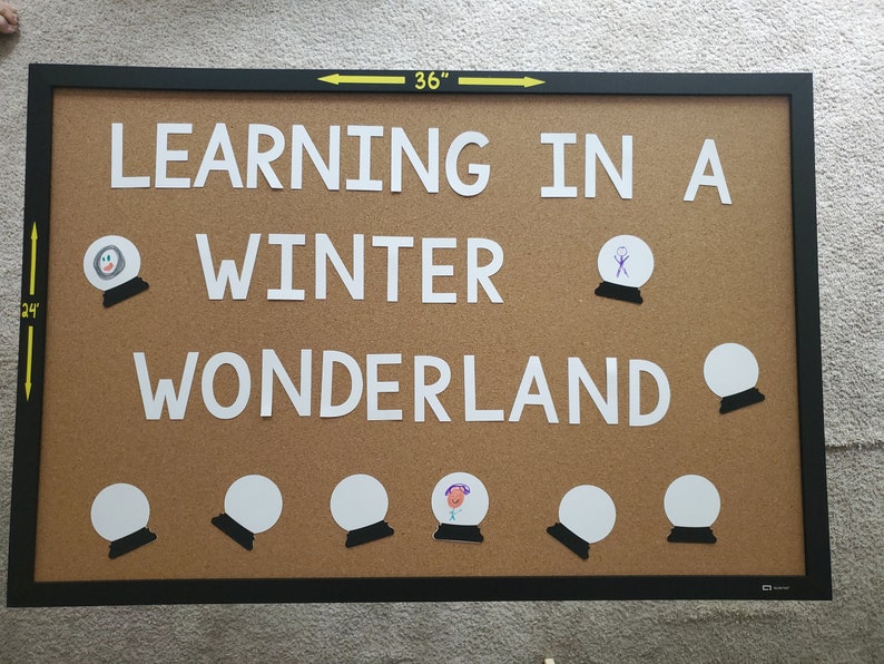 Classroom Pre-made Bulletin Board Letters Learning in a - Etsy