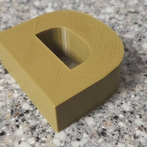 3" - 3D Printed Letters to Personalize Children's Rooms Nursery ...