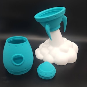 3D Printed Rocket Storage - Desk Accessory for Kid's Room Space NASA ...