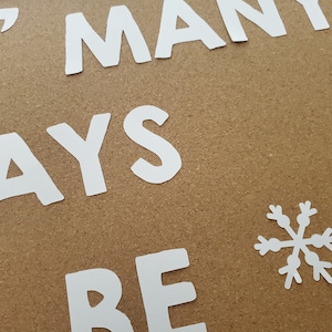 Classroom - Pre-made Bulletin Board Letters - "snow" Many Ways to Be ...