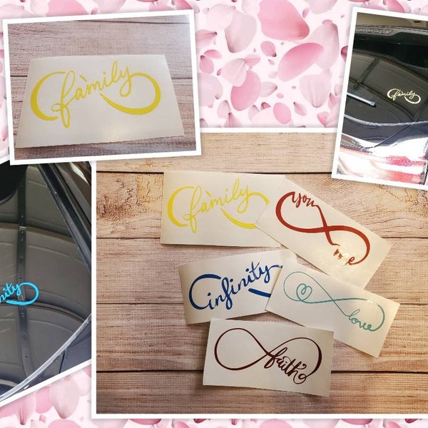 Infinity Loop Decal - Etsy