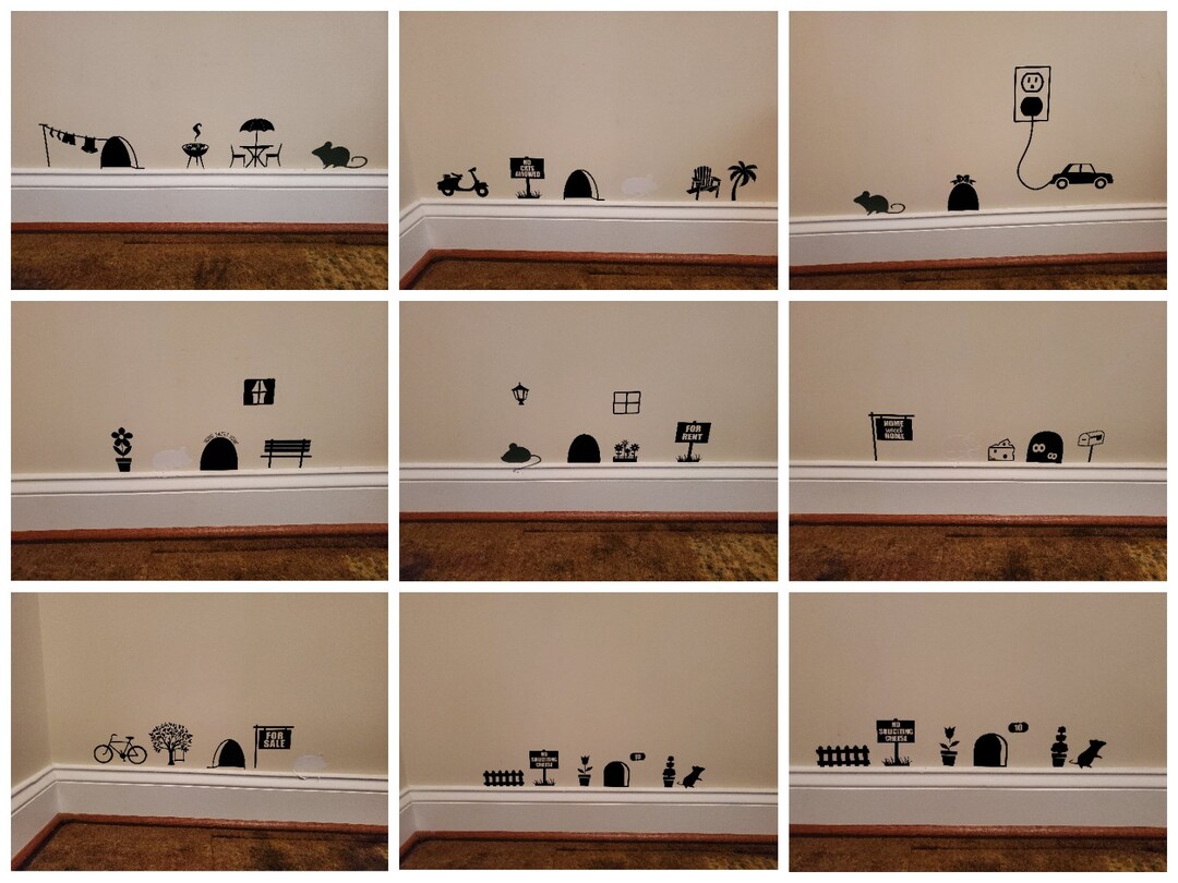 Mouse Door Decal - Mouse Home - Mouse House - Sweet Home for Home ...