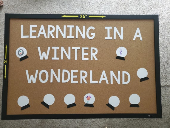 Classroom Pre-made Bulletin Board Letters Learning in a - Etsy