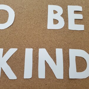 Classroom - Pre-made Bulletin Board Letters - "snow" Many Ways to Be ...