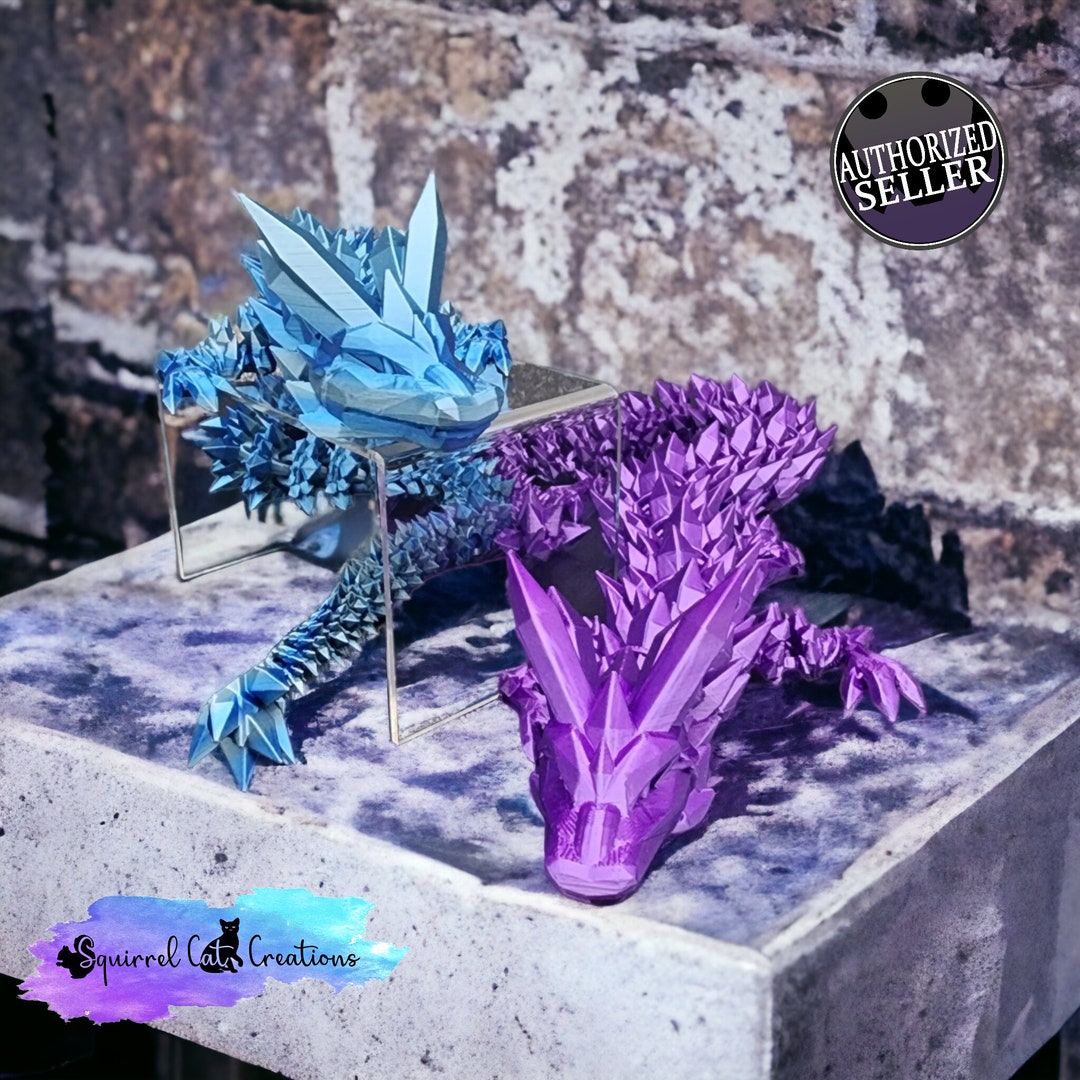 3D Printed Crystal Dragon - Present - Authorized Seller – Articulated ...