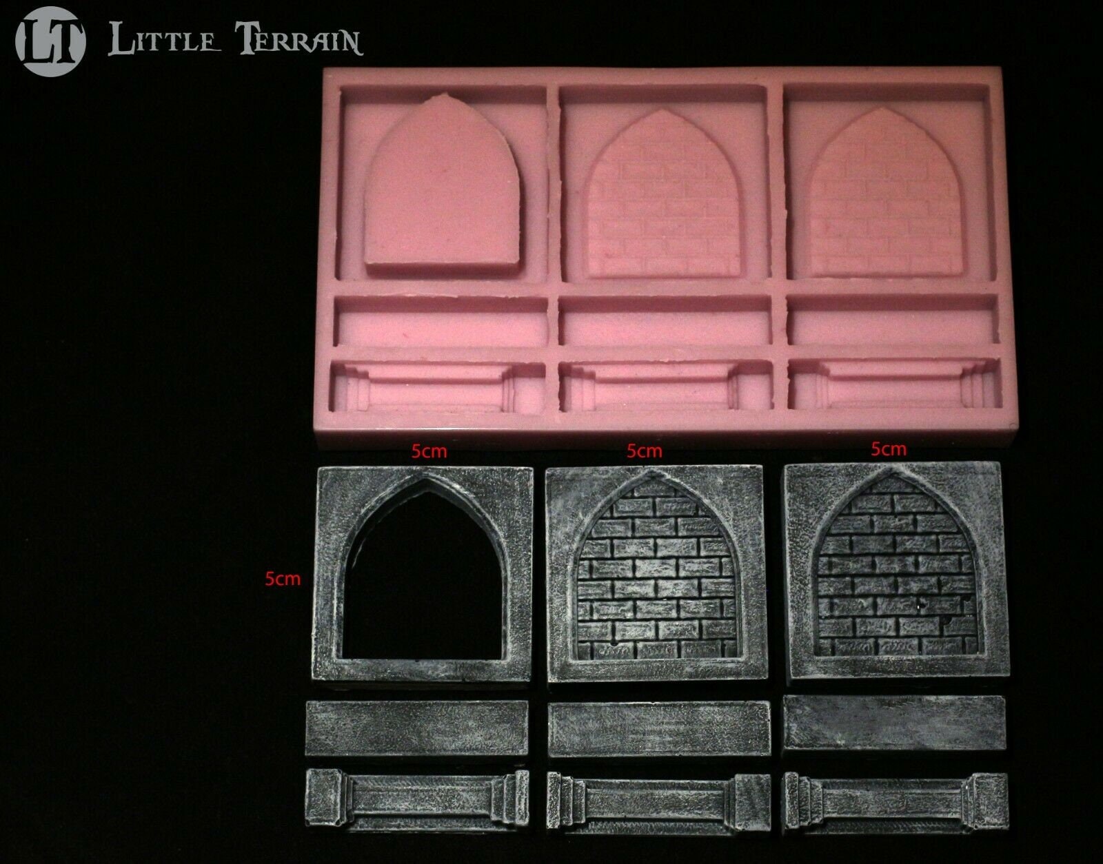 Dungeon Walls Mould [03] - Gaming Boards - Dwarven Forge - Hirst Arts ...