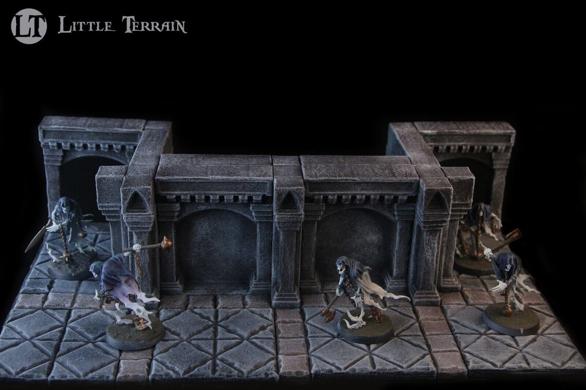 Dungeon Walls Mould [05] - Gaming Boards - Dwarven Forge - Hirst Arts ...