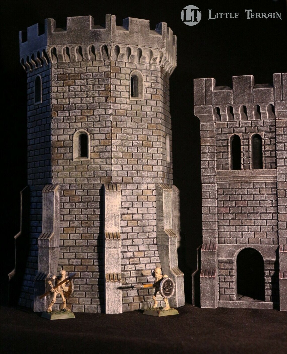 Octagon Tower Walls Mould - Gaming Boards - Dwarven Forge - Hirst Arts ...