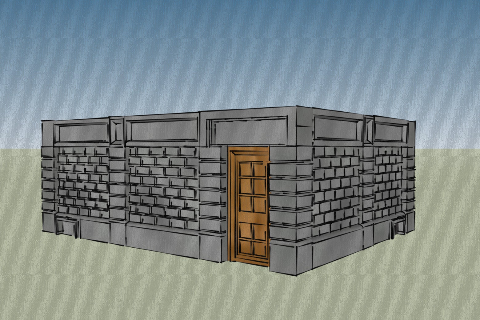 Modular House Mould [ground Floor]- Hirst Arts - D&D - Diorama ...