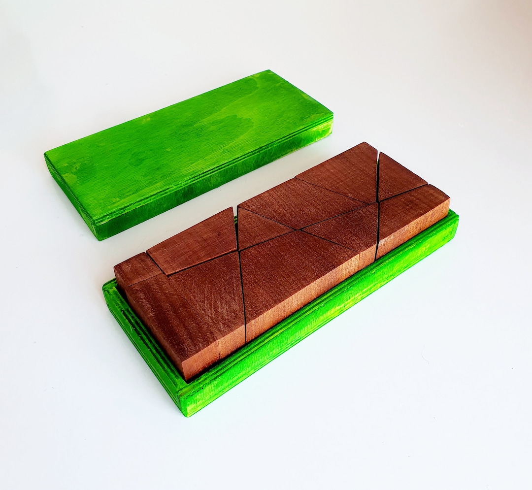 3D Wooden Brain Teaser Puzzle, Handcrafted Wooden Puzzles, Mission ...
