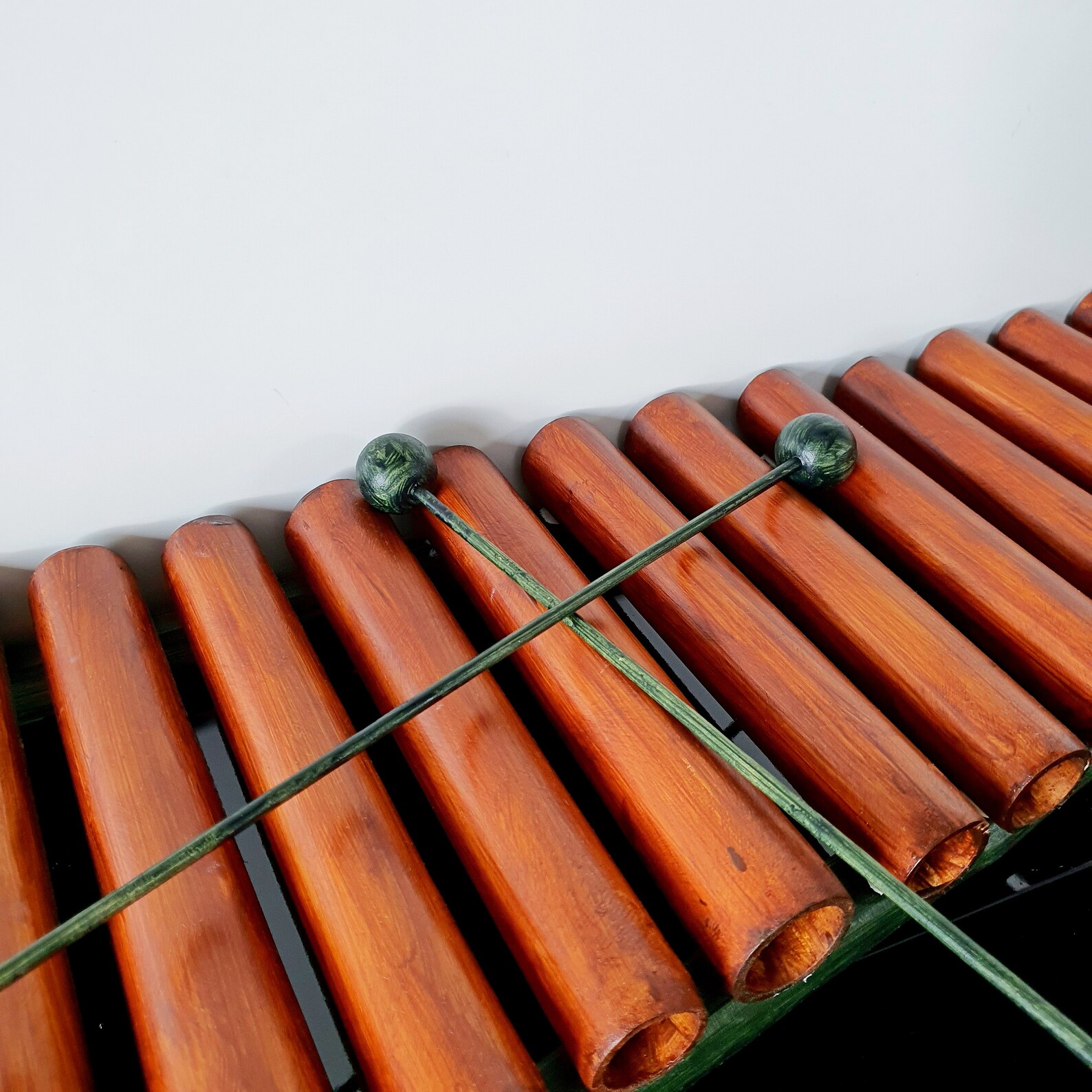 Wooden Bamboo Musical Instrument Xylophone, Home Office Decorative Item ...