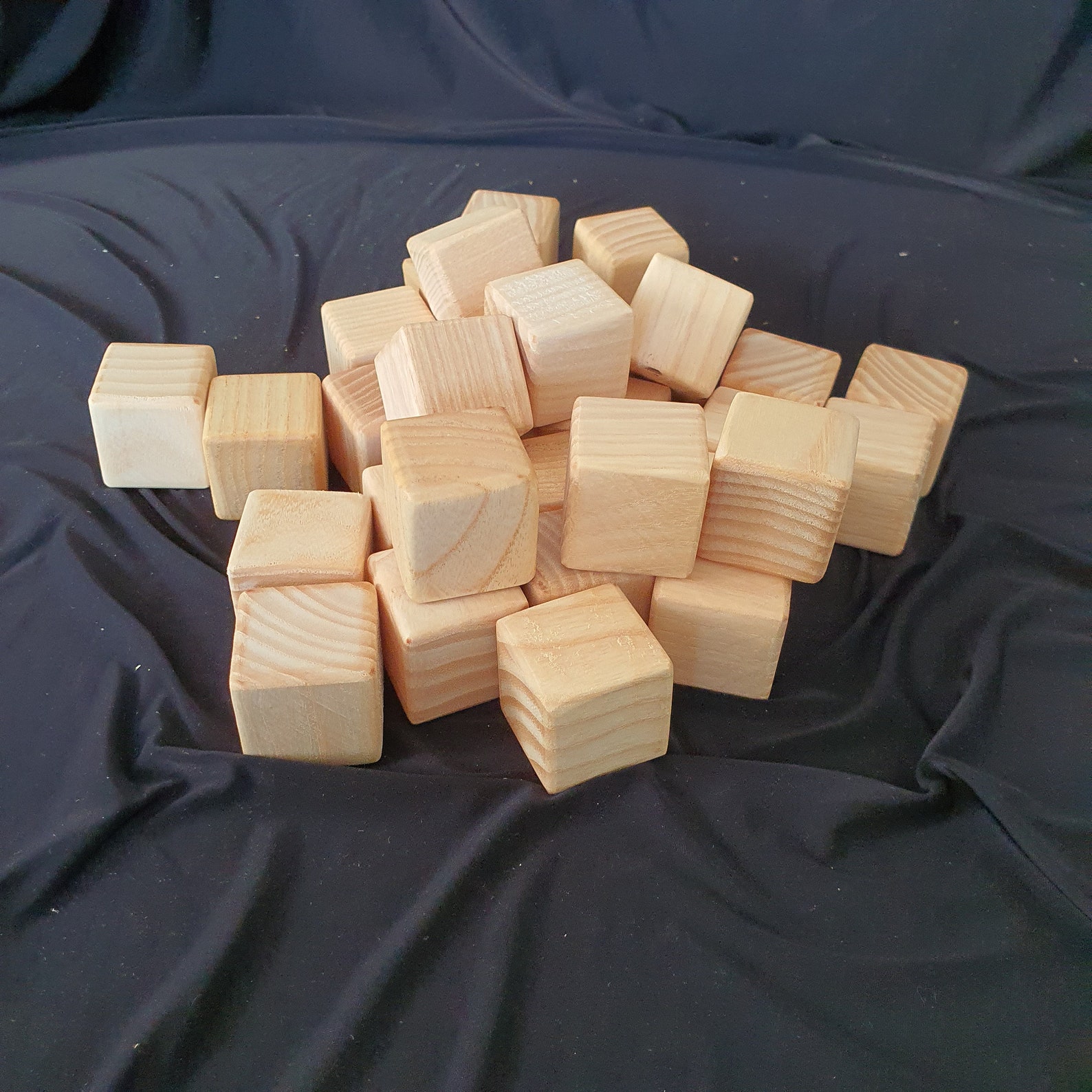Unfinished Wooden Cubes, Wood Craft Tool, Wood Craft Supply, Wood ...