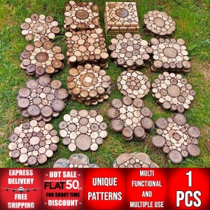 Rustic Wooden Bases: A Perfect Canvas for Your Moss & Plant Creations ...