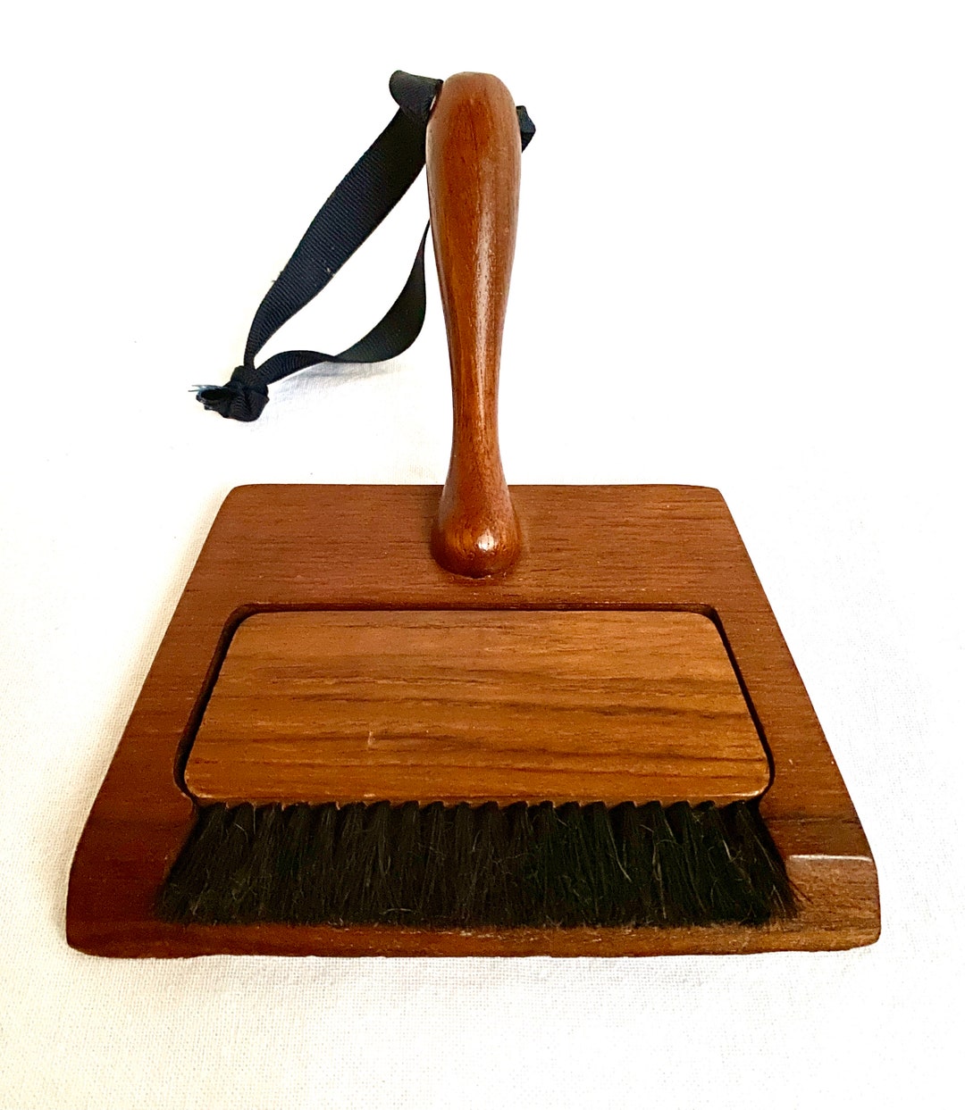 Luthje Denmark Teak Wood Silent Butler Table Crumber Danish - Etsy