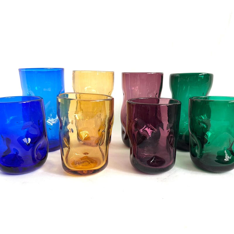 Blenko Vintage Glasses - Etsy