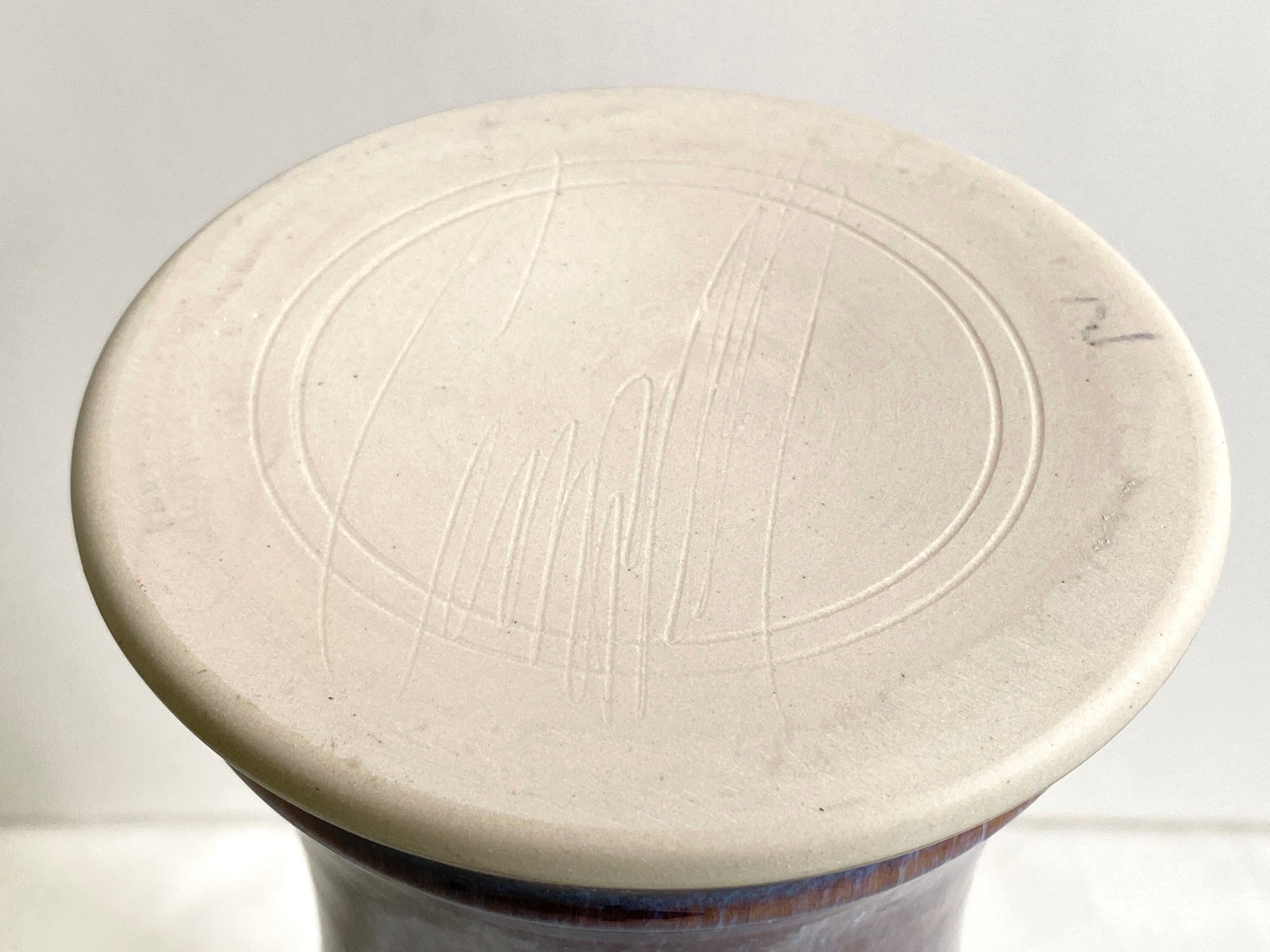 Bill Campbell Pottery Tall Vase, Flambeaux Glaze - Etsy