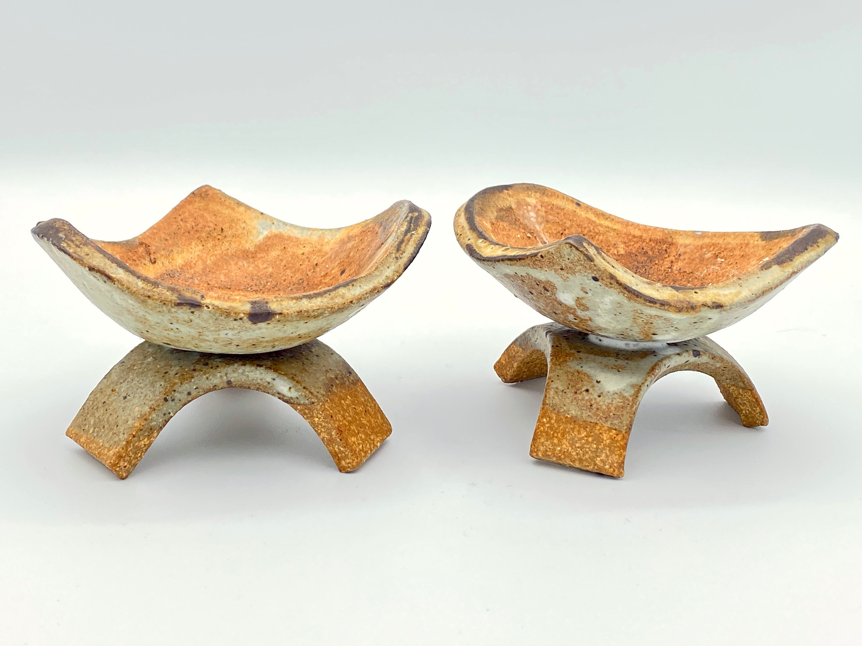 Vintage Joyce Mccullough Studio Pottery Candle Holders, MCM Design - Etsy