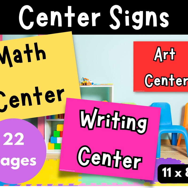 Preschool Center Signs - Etsy