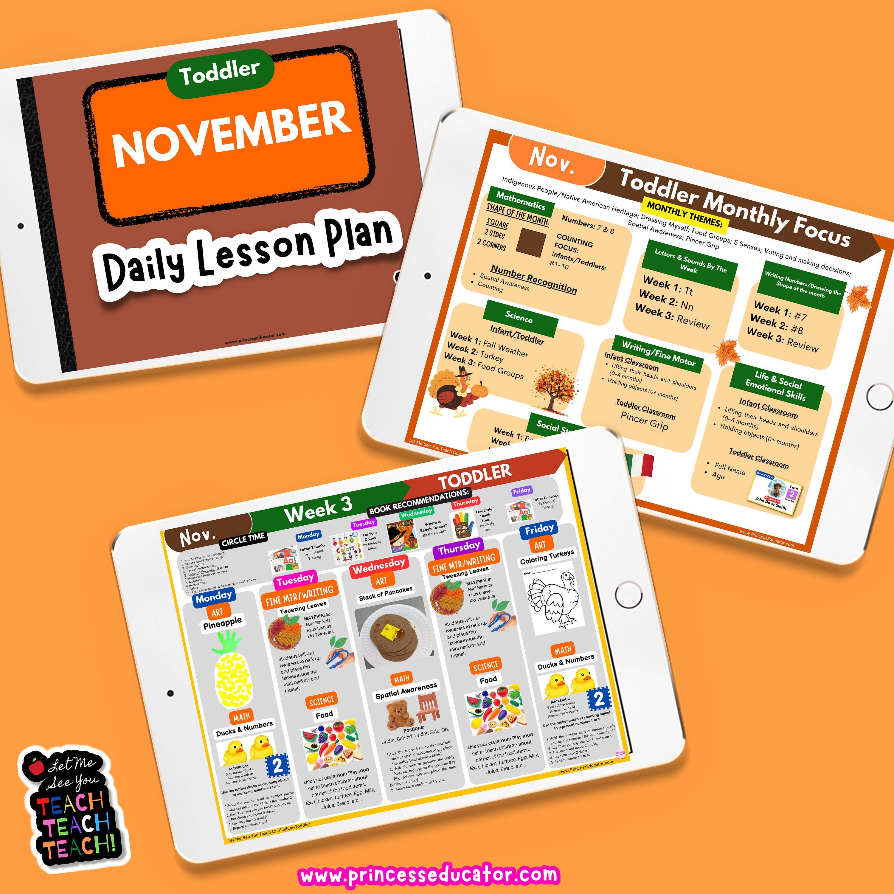 Full Year Toddler & Preschool Curriculum | Let Me See You Teach Full ...