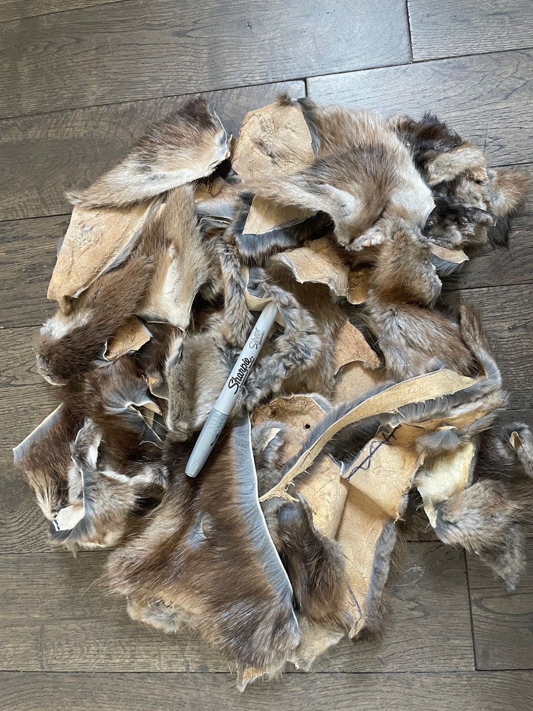1/2 Lb Real Muskrat Fur Scraps Salvaged - Etsy