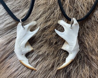 Jawbone Necklace - Etsy