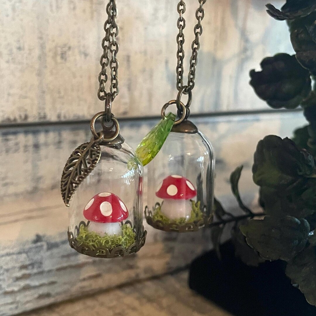 Mushroom Dome Necklace - Etsy