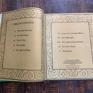 Hans Christian Andersen Story Collection Vintage Childrens Hardcover ...