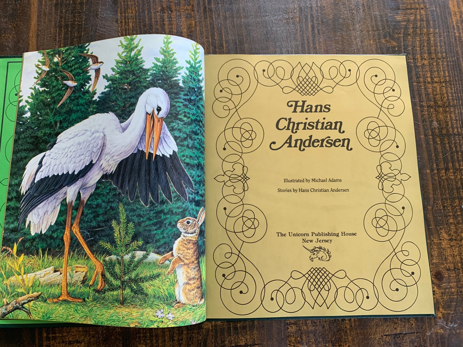 Hans Christian Andersen Story Collection Vintage Childrens Hardcover ...