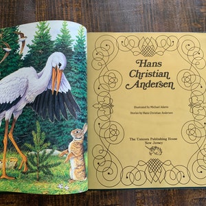 Hans Christian Andersen Story Collection Vintage Childrens Hardcover ...