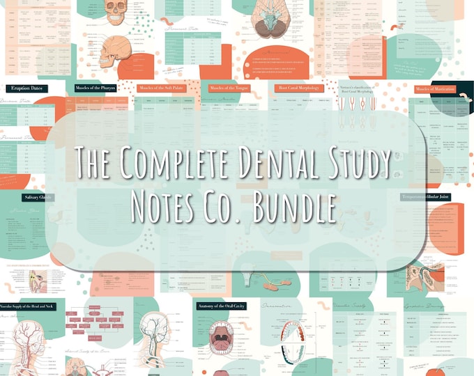 Dental Hygiene Notes Bundle DENTAL MATERIALS Digital PDF Download for ...