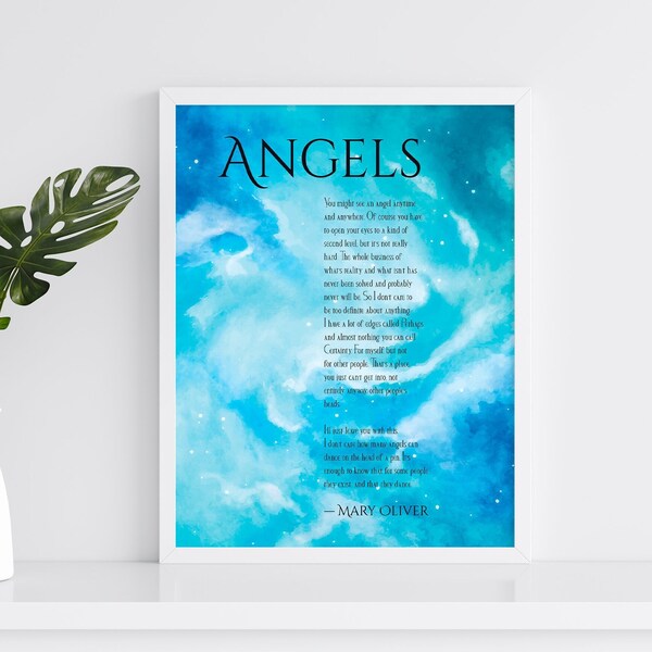 Angels Poem - Etsy