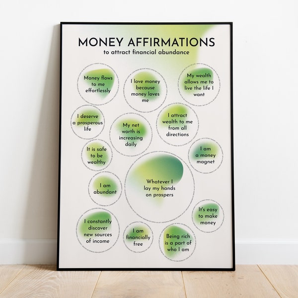 Money Affirmation - Etsy