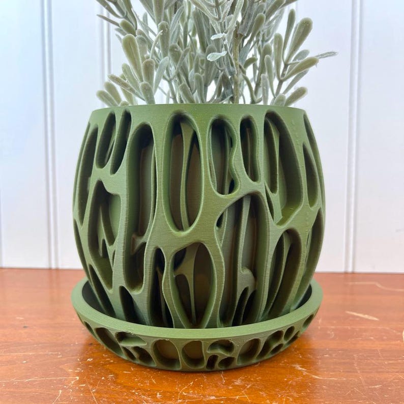 Indoor Flower Pot, the Slime Planter Pot, Houseplants, Ecofriendly - Etsy