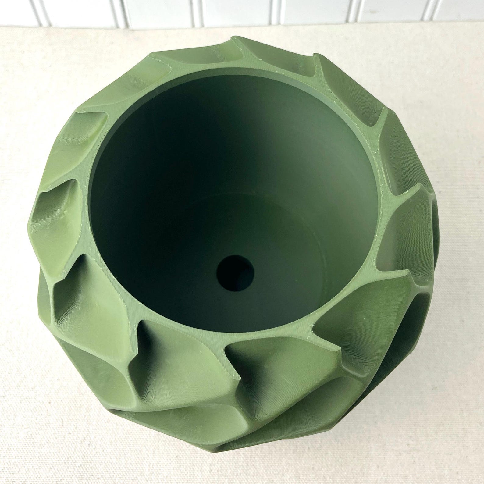 Modern Geometric Planter Pot, Exo Planter Pot, Indoor Flower Pot ...