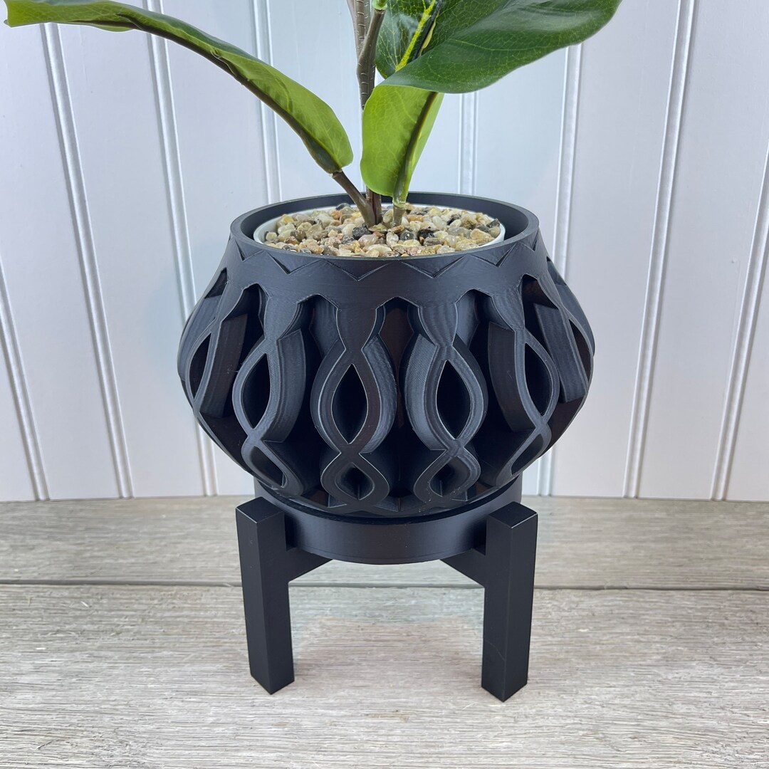 Indoor Flower Pot, the Cylas Planter, Unique Design, Planter, Modern ...