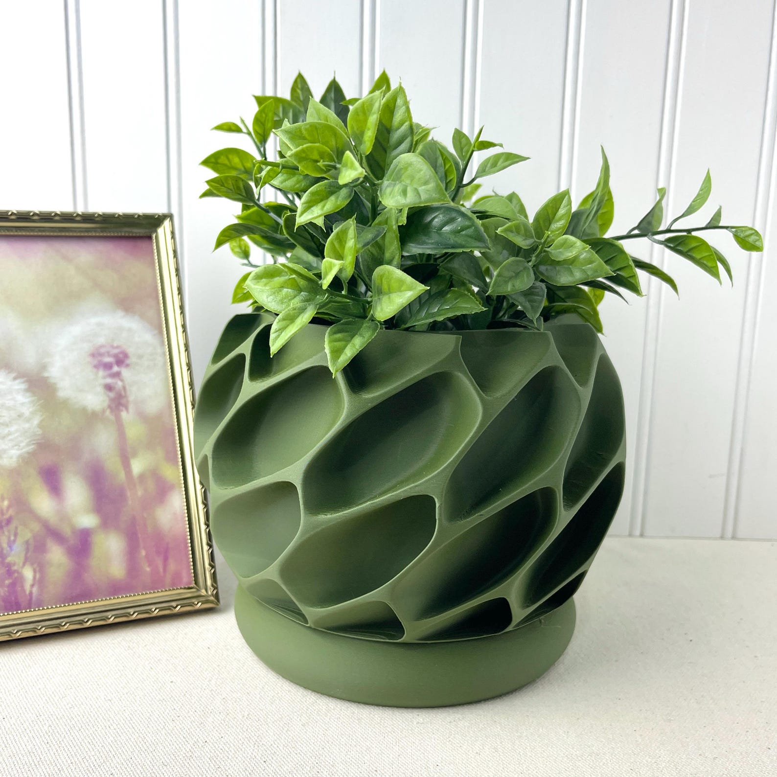 Modern Geometric Planter Pot, Exo Planter Pot, Indoor Flower Pot ...