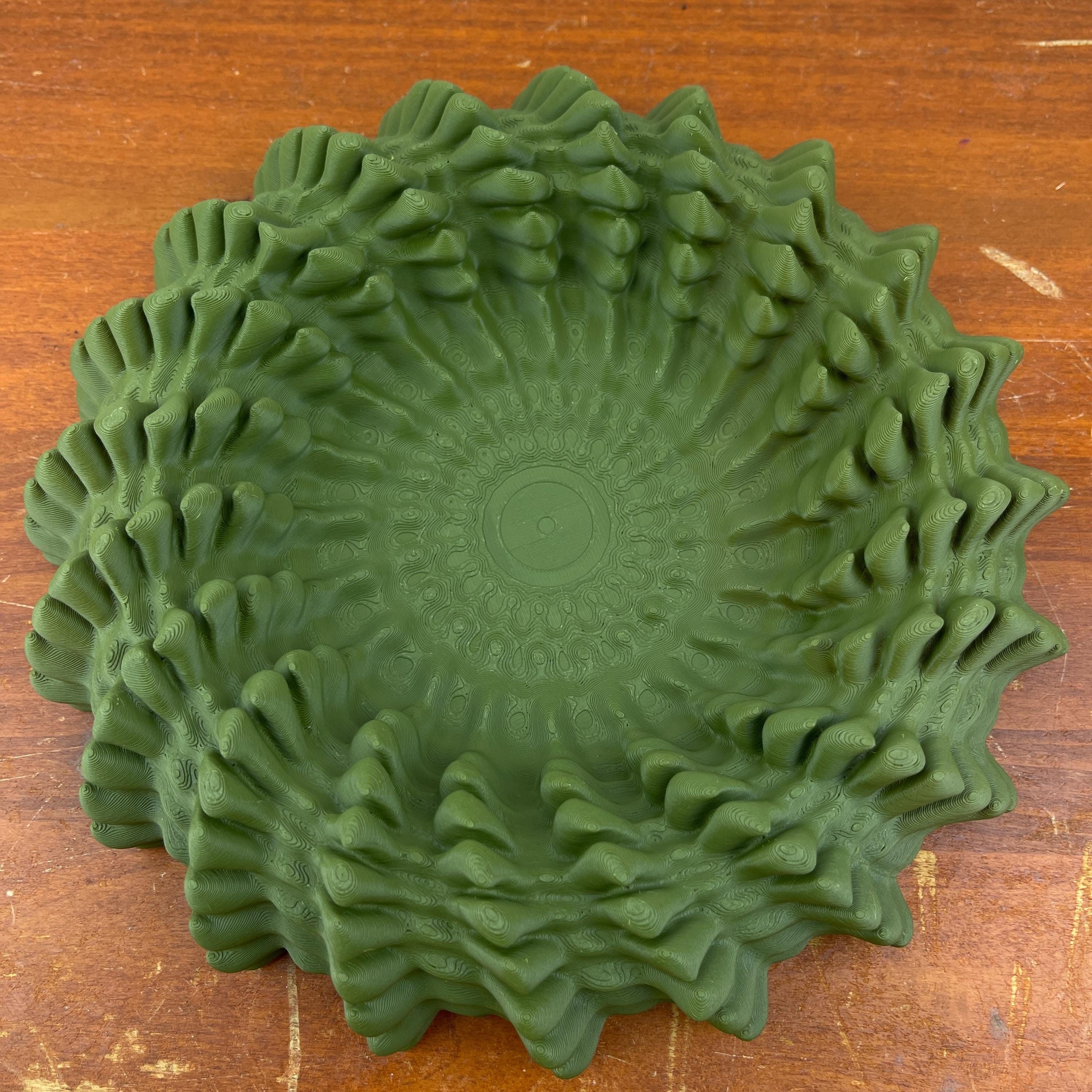 3D Printed Small Bowl Catch All Tray, Drop Tray, Organic Design, Eco ...