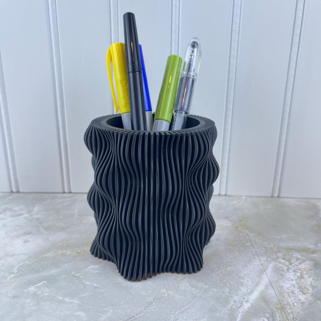 Unique Pen Holder, the Muxel Pen Holder, Pencil Holder, Pen Cup, Desk ...