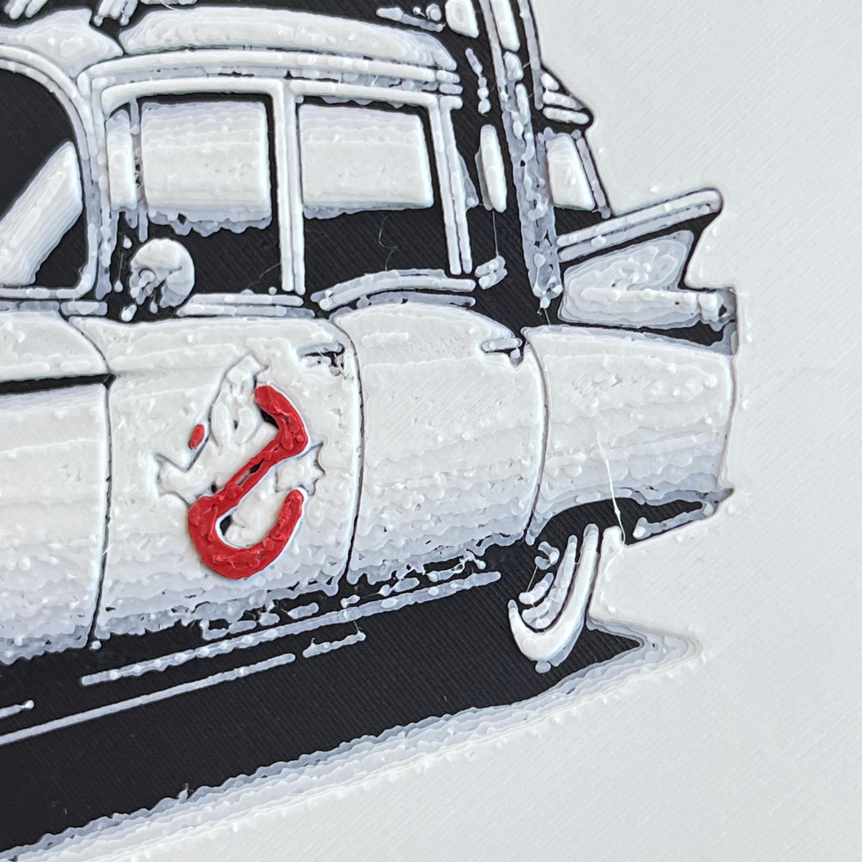 Ecto-1 Wall Art, Ghostbusters Ectomobile Art, 3D Printed Wall Art ...