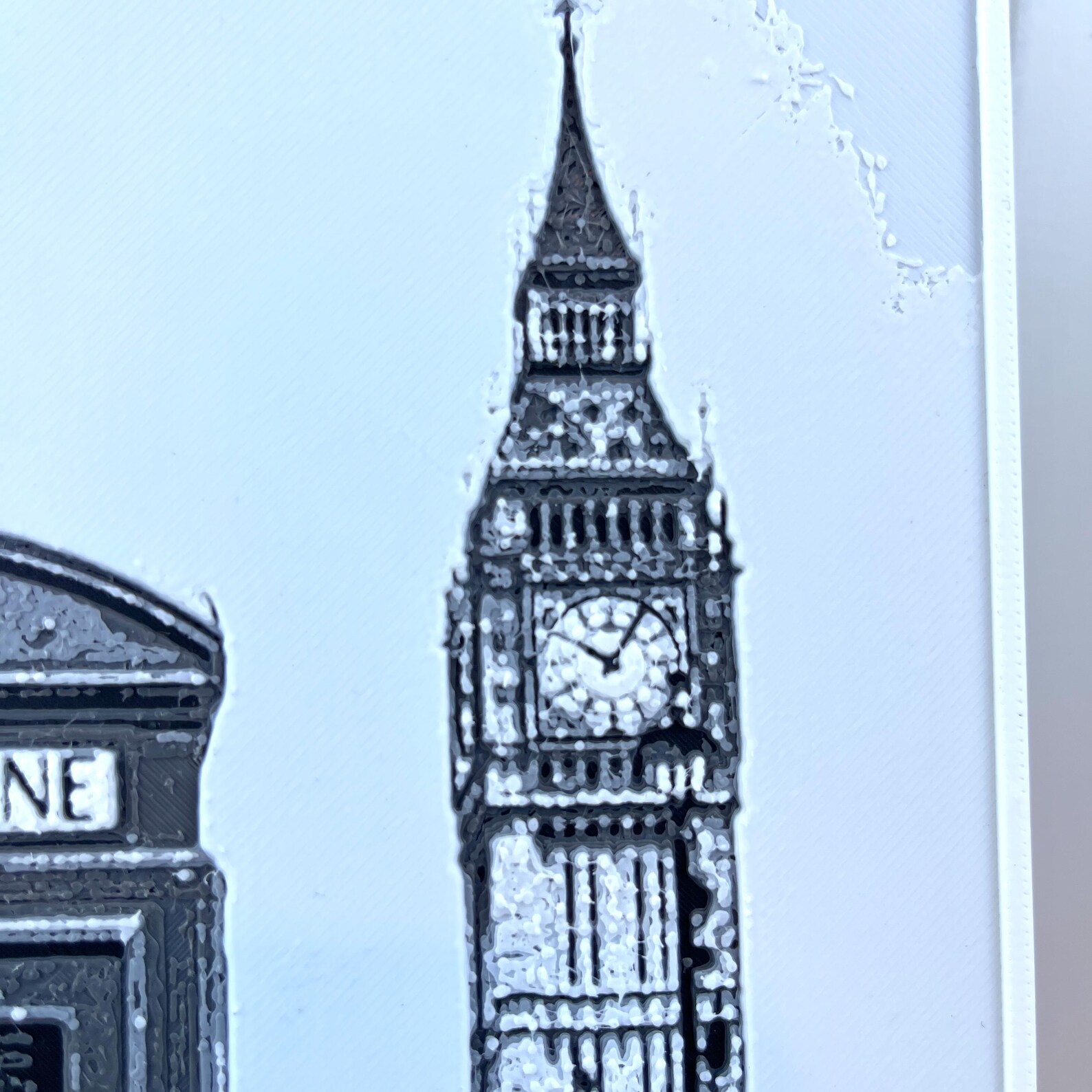 London Wall Art, Wall Art, Telephone Booth, Big Ben, City Scape Art - Etsy