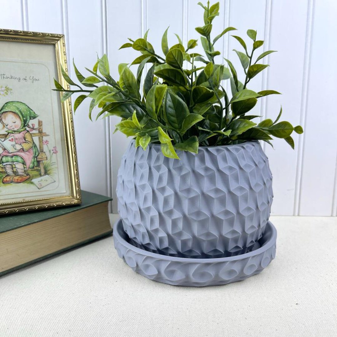 Modern Geometric Planter, Hexa Planter Pot, Unique Indoor Plant Pot ...