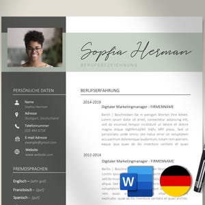 Bewerbungsvorlagen Word Lebenslauf Vorlage Bewerbung Bewerbungsvorlage ...