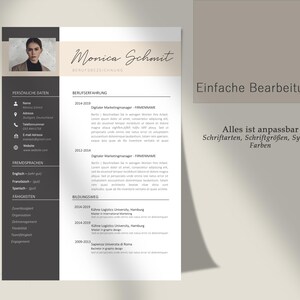 Bewerbungsvorlagen Word Lebenslauf Vorlage Bewerbung Bewerbungsvorlage ...