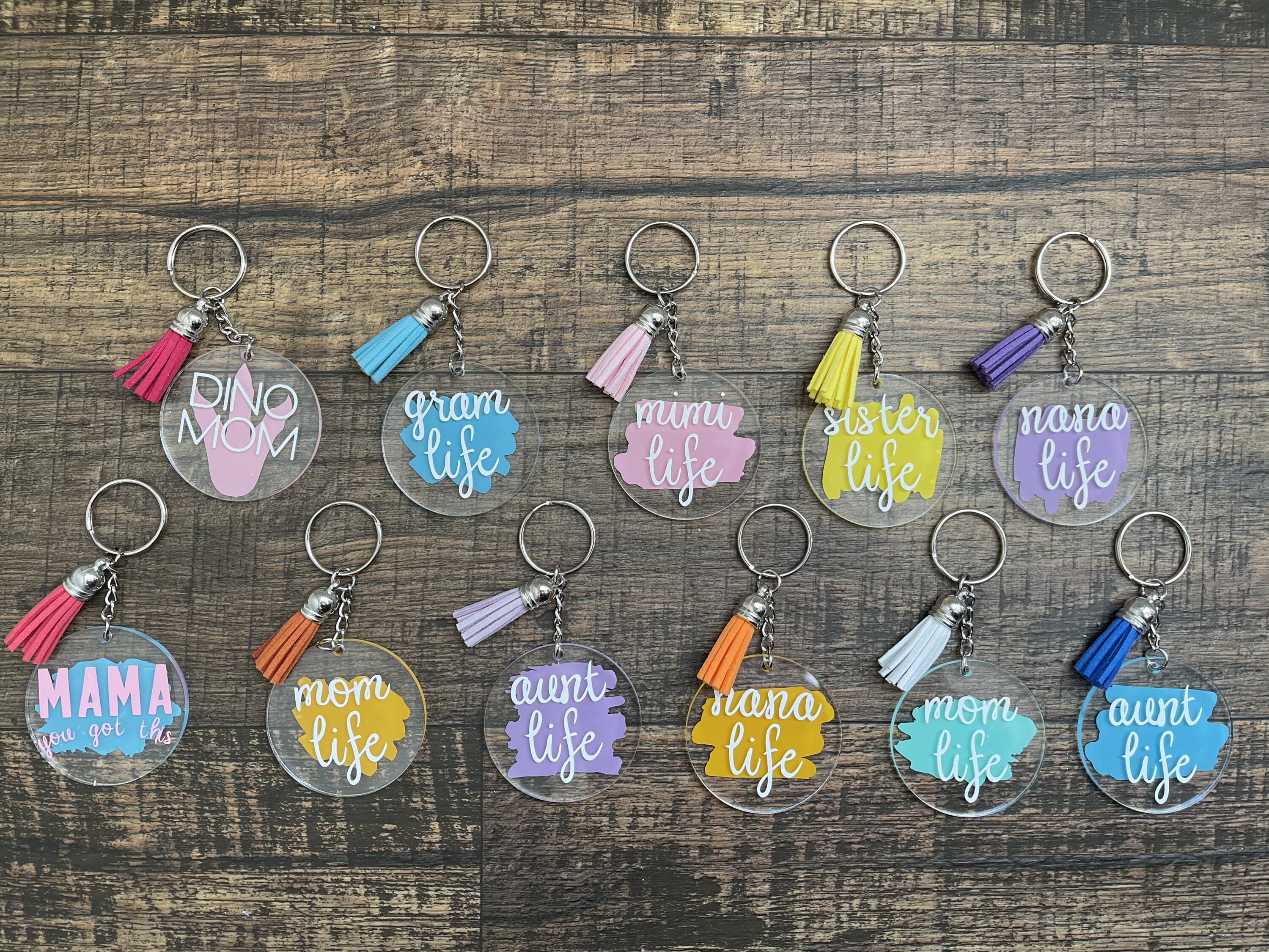 Personalized Paint Swatch Keychain - Etsy
