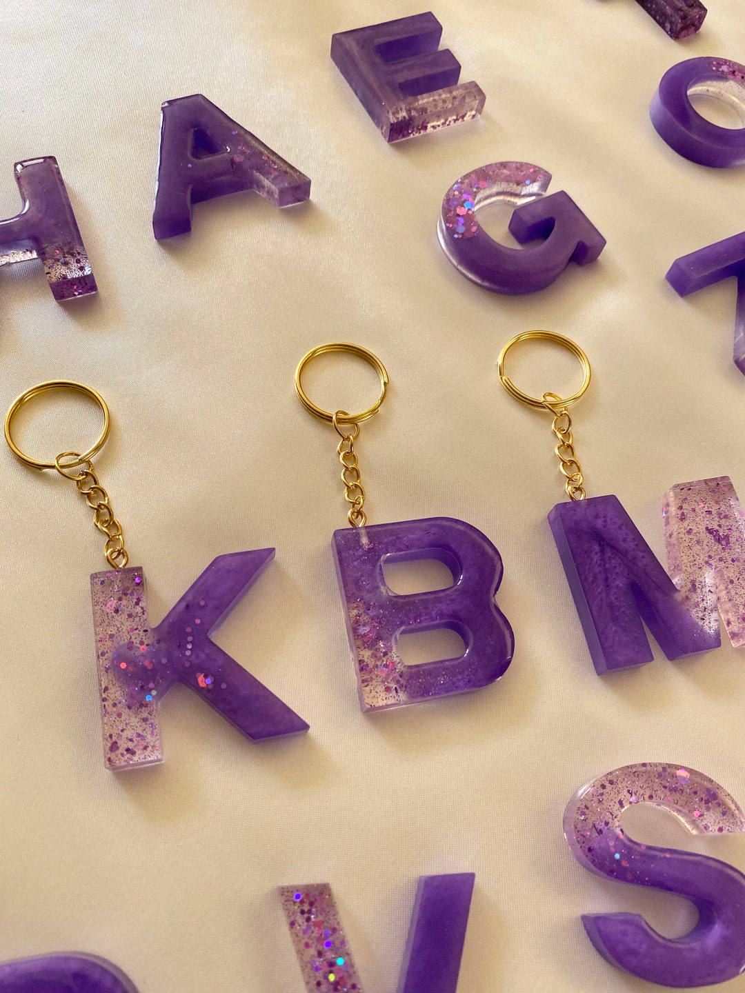 Resin Letter Keychain Letter Name Keychain Custom Letter Initial resin-letter-keychain-letter-name-keychain-custom-letter-initial