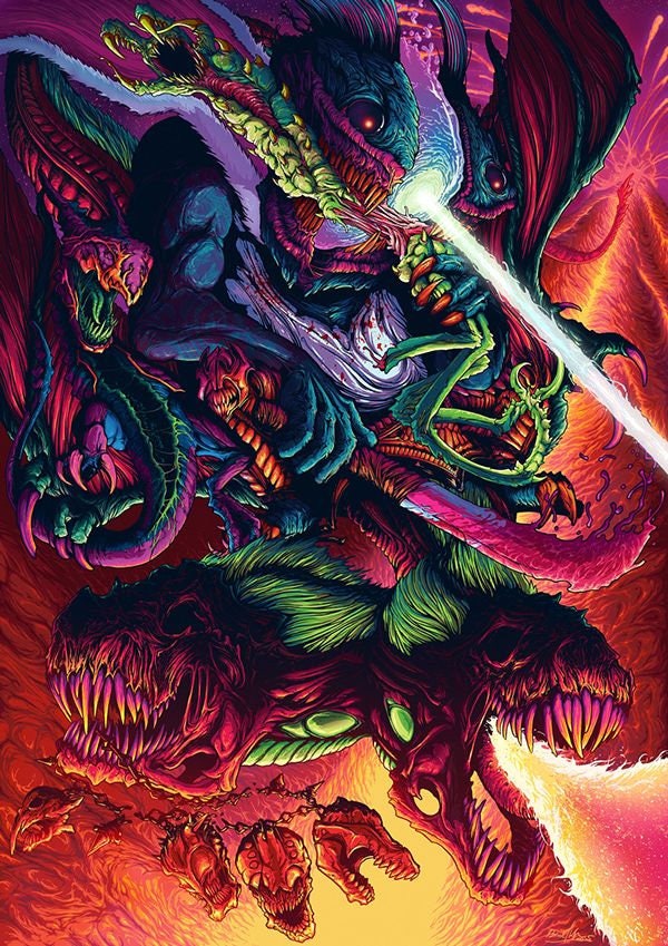 PRE-ORDER!!! Custom Printed Hyperbeast Hat (art By: Brock Hofer) - Etsy