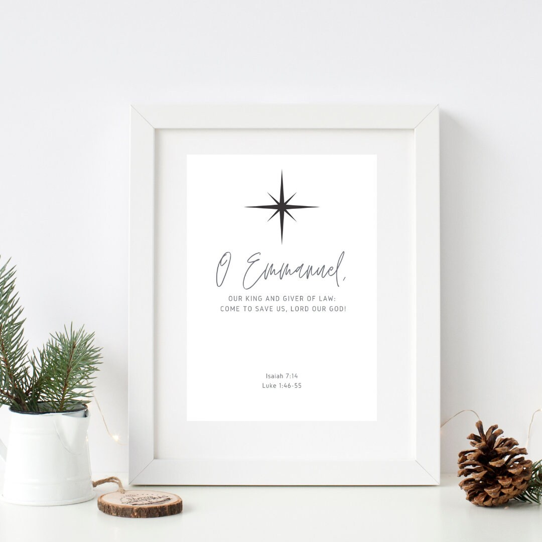 O Antiphons in LATIN- Printable Scripture Cards + PDF Prayer Book ...