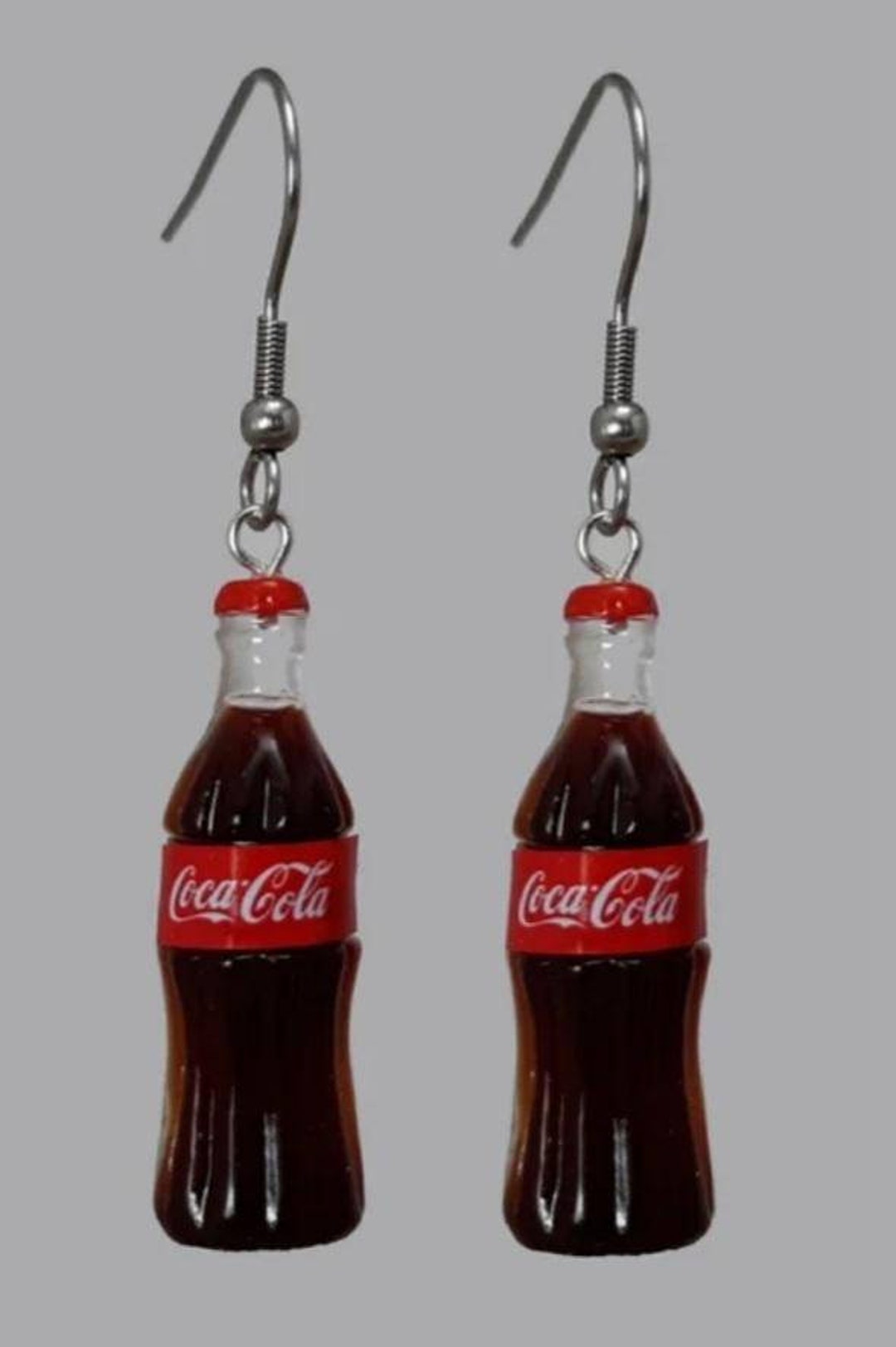 Coca Cola Bottle Earrings Soda Earrings Drink Earrings - Etsy